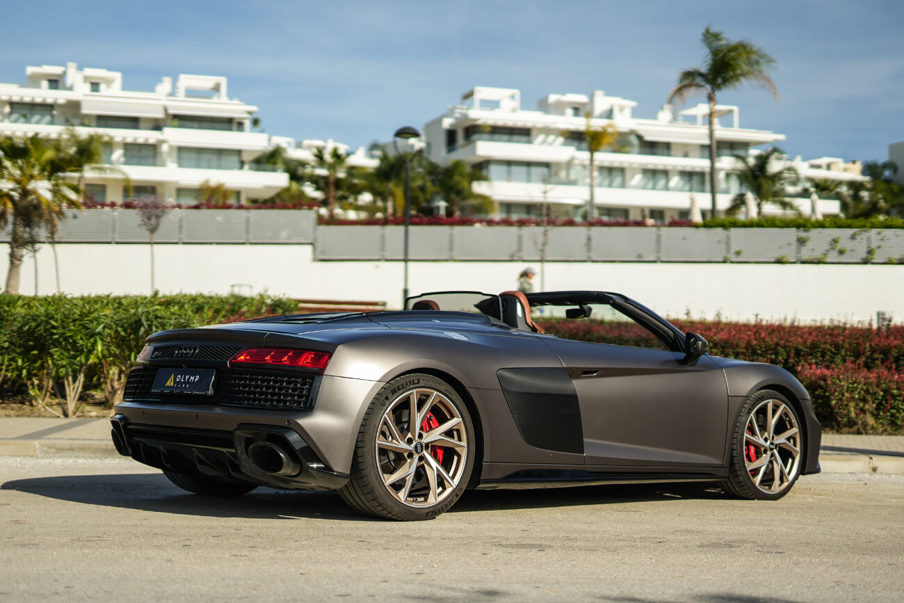 Audi R8 Spyder - Olymp Cars Marbella - luxury car rental Marbella 🏎
