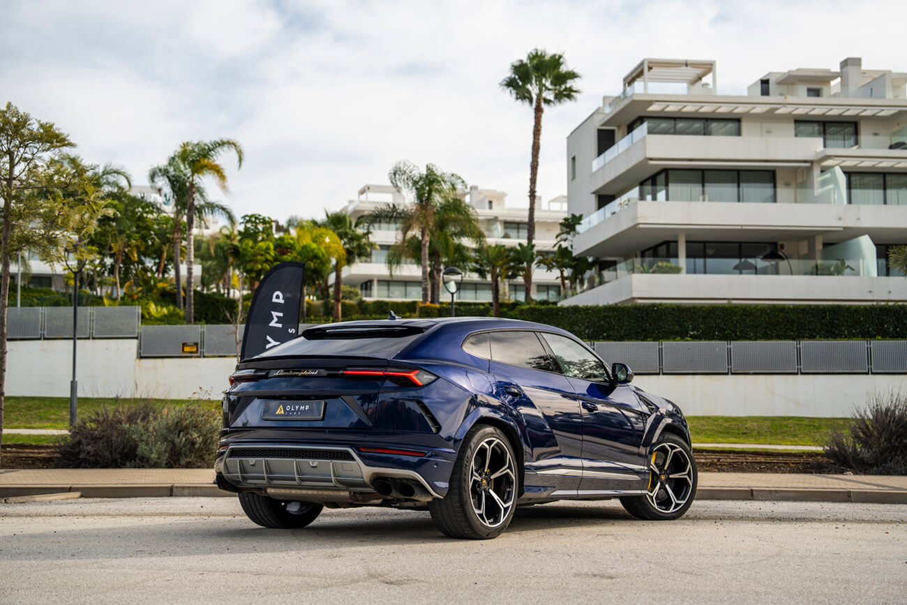 Lamborghini Urus Blue - Olymp Cars Marbella - luxury car rental Marbella 🏎